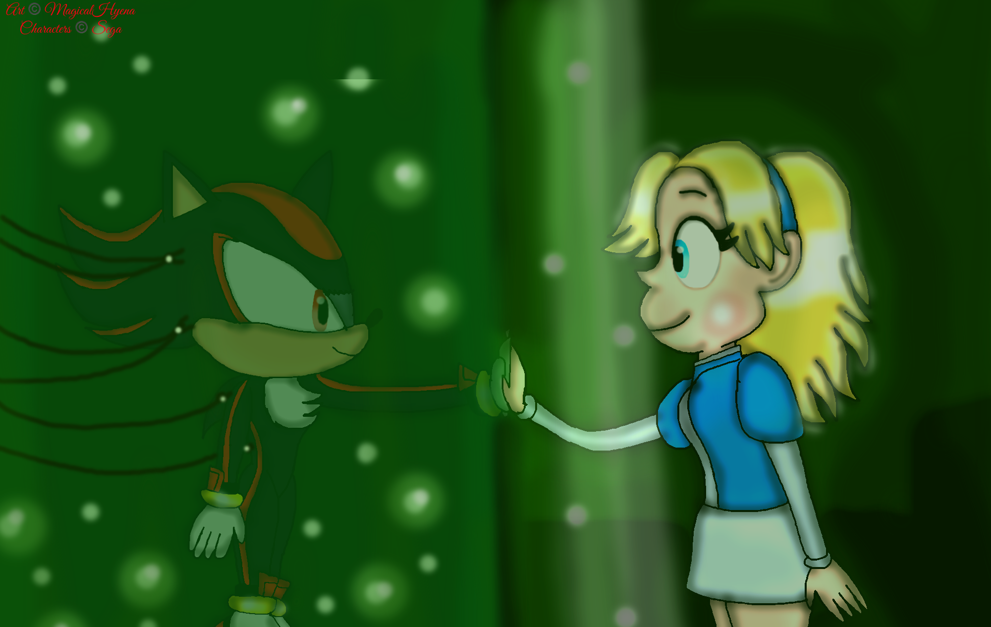 STH: Shadow and Maria Robotnik by MagicalHyena-FanArt on DeviantArt