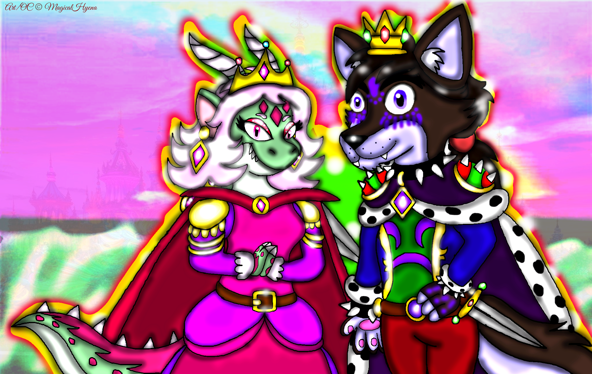 SMB AU: King and Queen of Spirit Animal Kingdom by MagicalHyena-FanArt ...