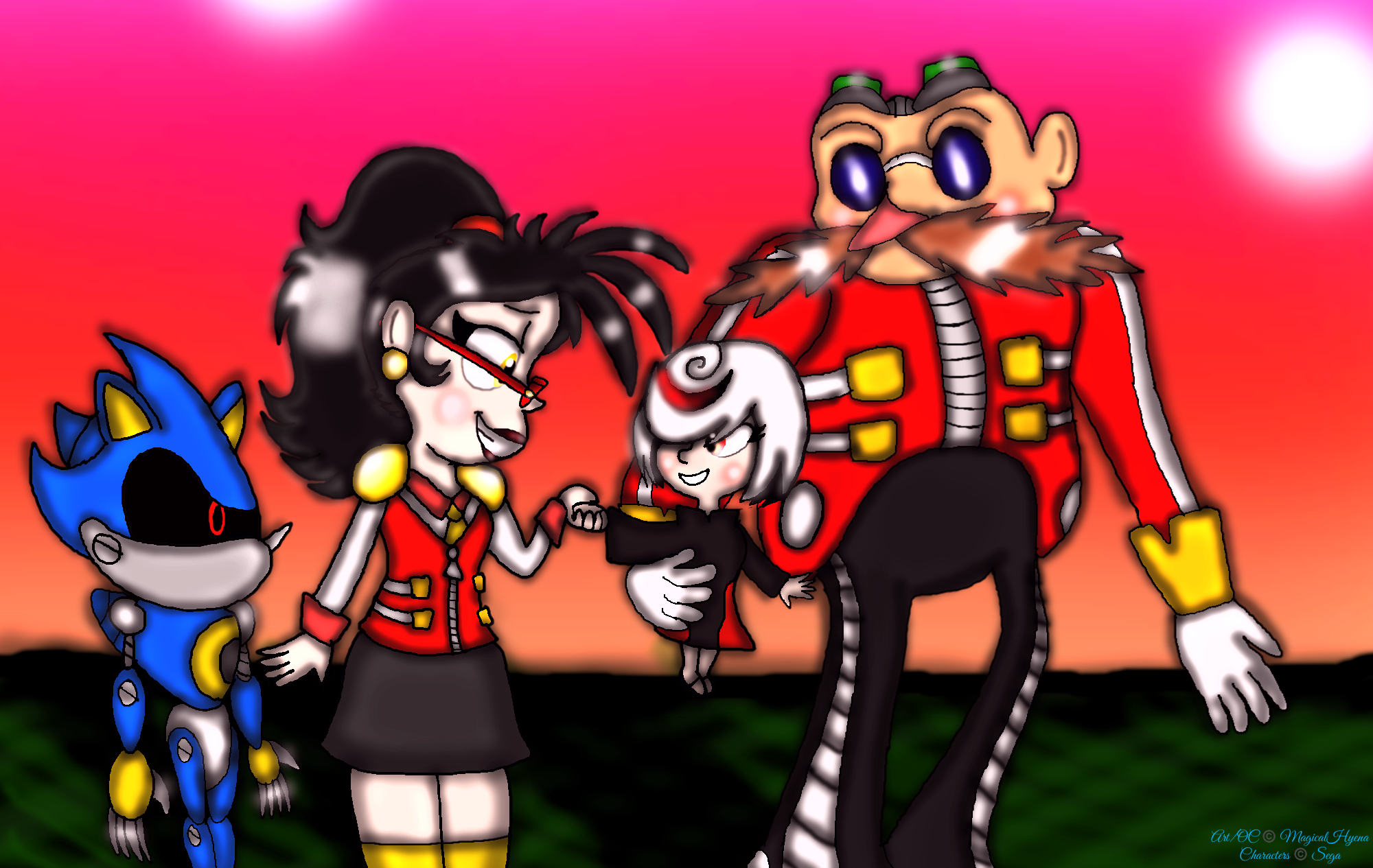STH AU: Robotnik Family by MagicalHyena-FanArt on DeviantArt