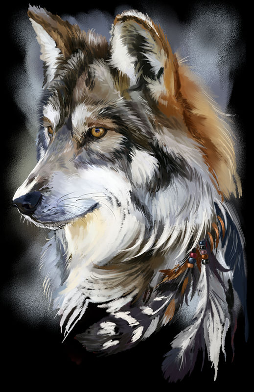 Wolf by Kajenna on DeviantArt
