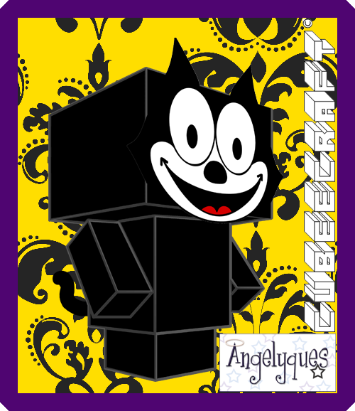 Felix the Cat Cubeecraft by angelyques on DeviantArt