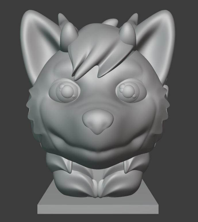 Lavi boy's 3D head sculpture commission by Bog-Bogi on DeviantArt