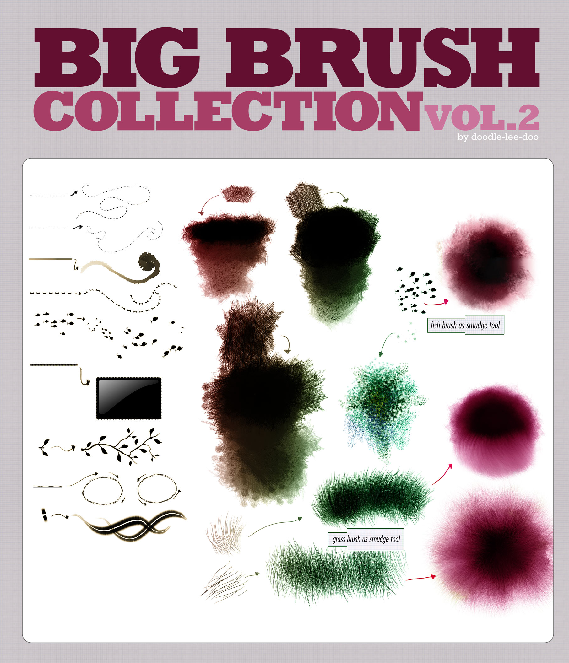 Big brush collection vol.2 by doodle-lee-doo on DeviantArt