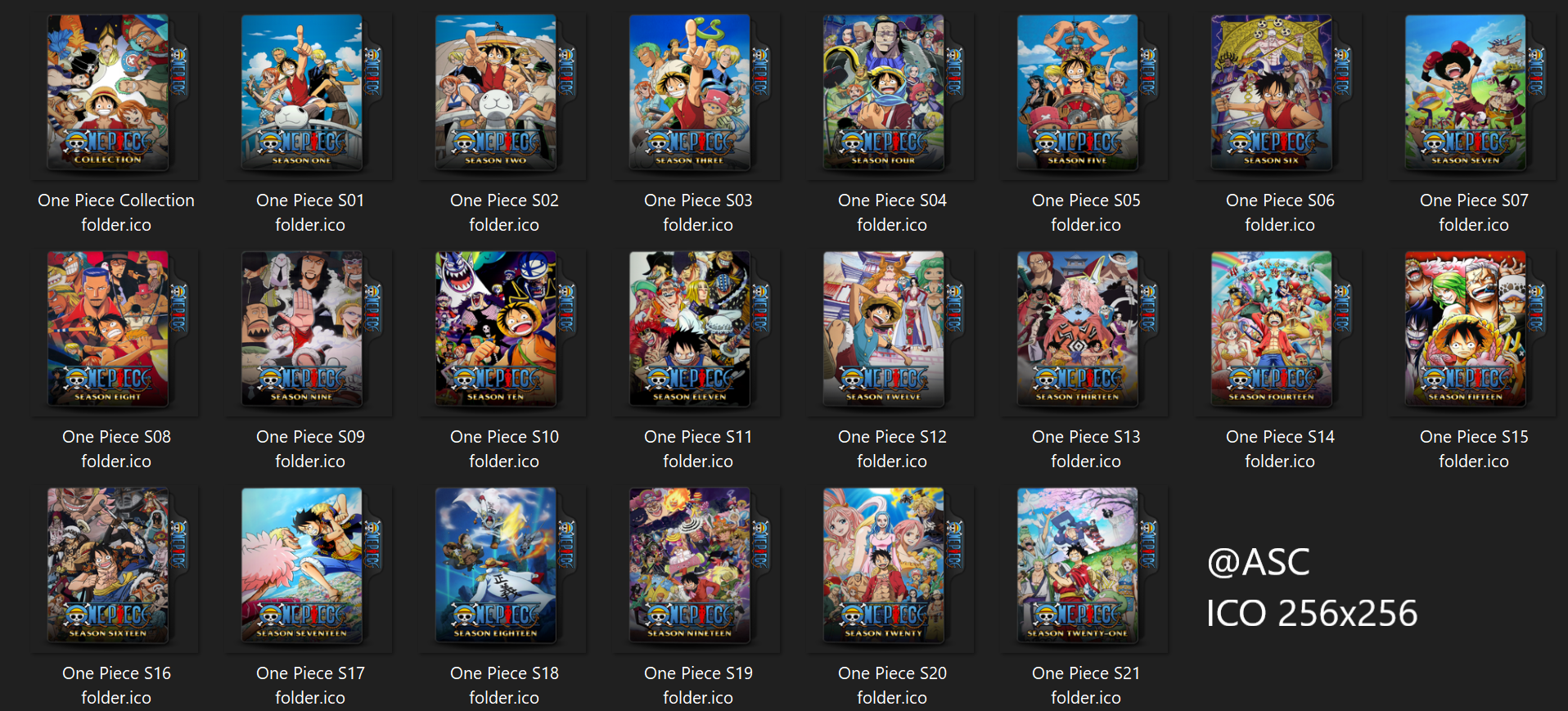 One Piece Season Folder Pack by ASC20 on DeviantArt