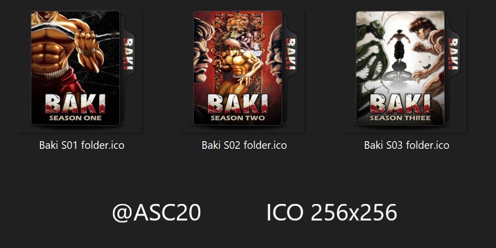 Baki Season Folder Pack by ASC20 on DeviantArt