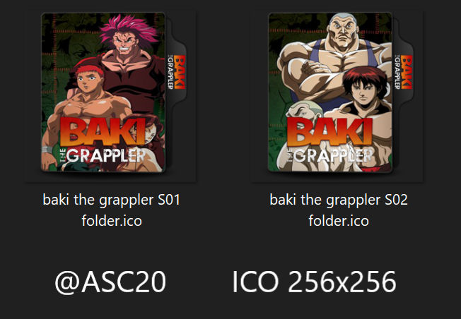 Baki the Grappler Season Folder Pack by ASC20 on DeviantArt
