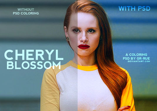 PSD coloring cheryl by gr-rue on DeviantArt