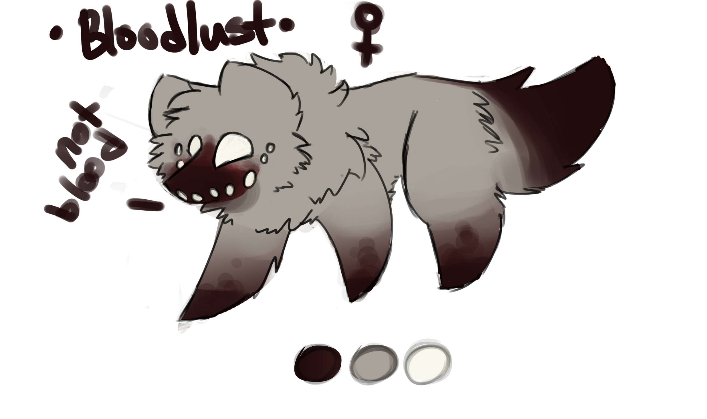 Bloodlust ref by SkeleScribbles on DeviantArt