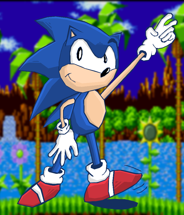 StH1 Sonic - Battle Style by SaturnEchidna on DeviantArt