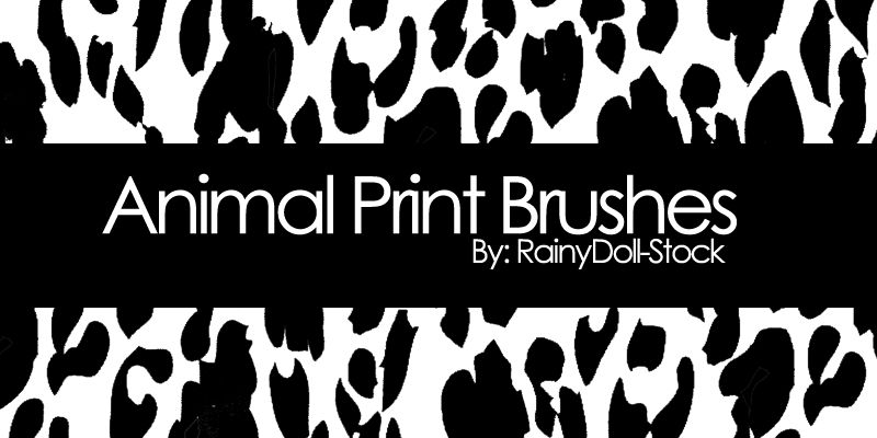 Animal Print Brushes by RainyDoll-Stock on DeviantArt