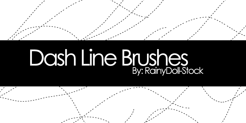 Dash Line Brushes by RainyDoll-Stock on DeviantArt