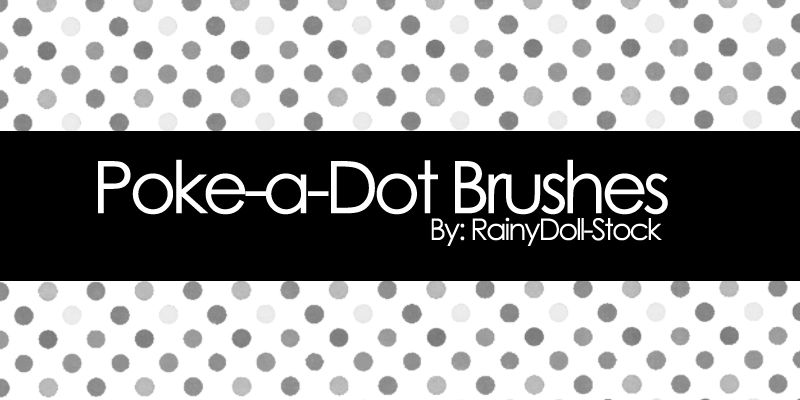 Poke-a-Dot Brushes by RainyDoll-Stock on DeviantArt