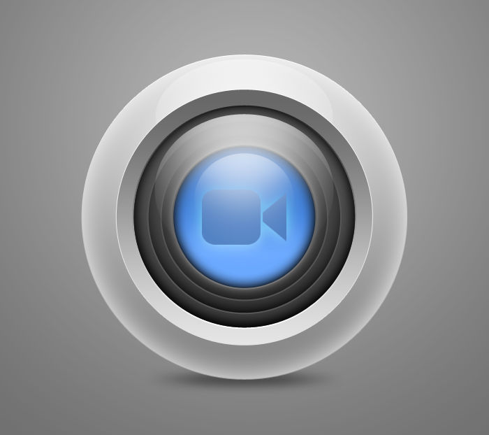 blue facetime icon iphone