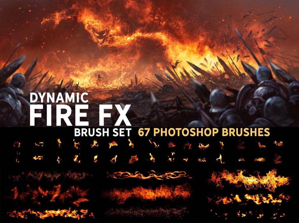 Dynamic Fire FX brush set by ZsoltKosa on DeviantArt