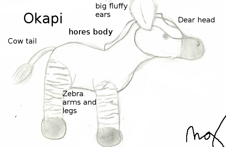 Okapi by marionerdbuskus on DeviantArt