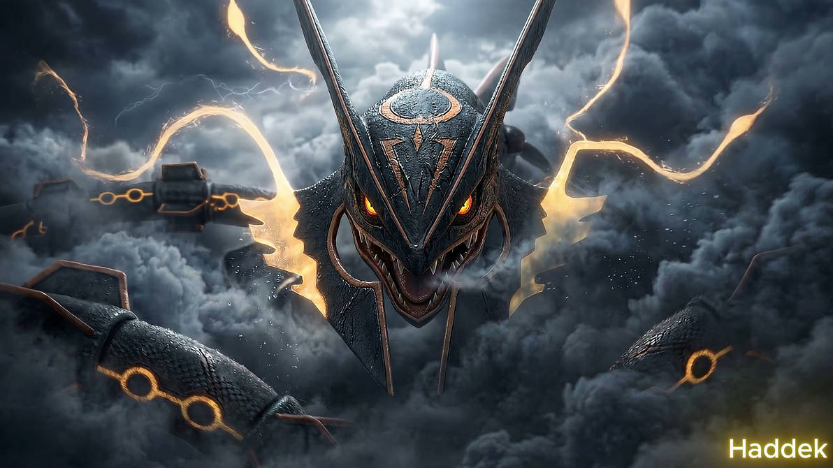 Mega Rayquaza (Shiny) - Animated Wallpaper by haddek on DeviantArt