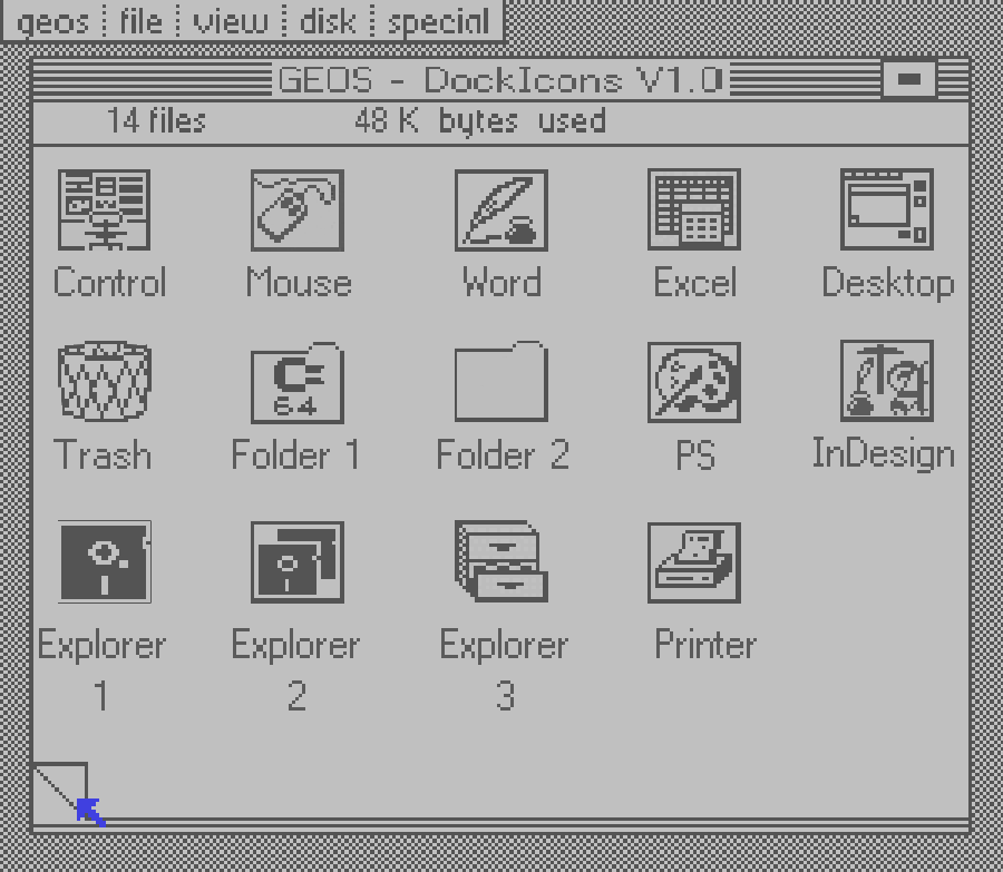 Dock Icons GEOS-Style Part 1 by mchenry on DeviantArt