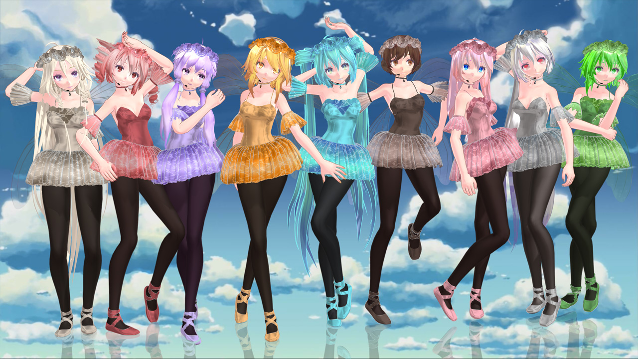 TDA Ballet Girls by JaraLowell on DeviantArt