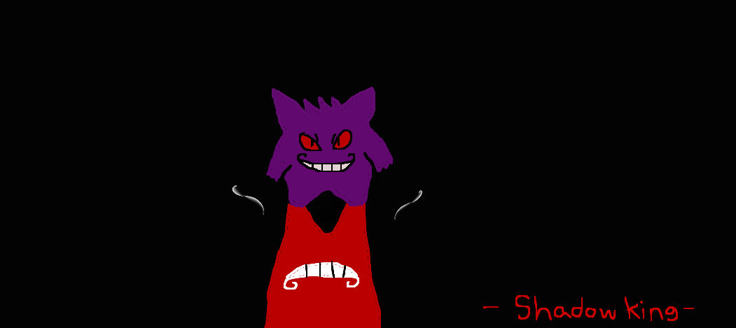 Shadow King Gengar by RainbowCyborgKitten on DeviantArt