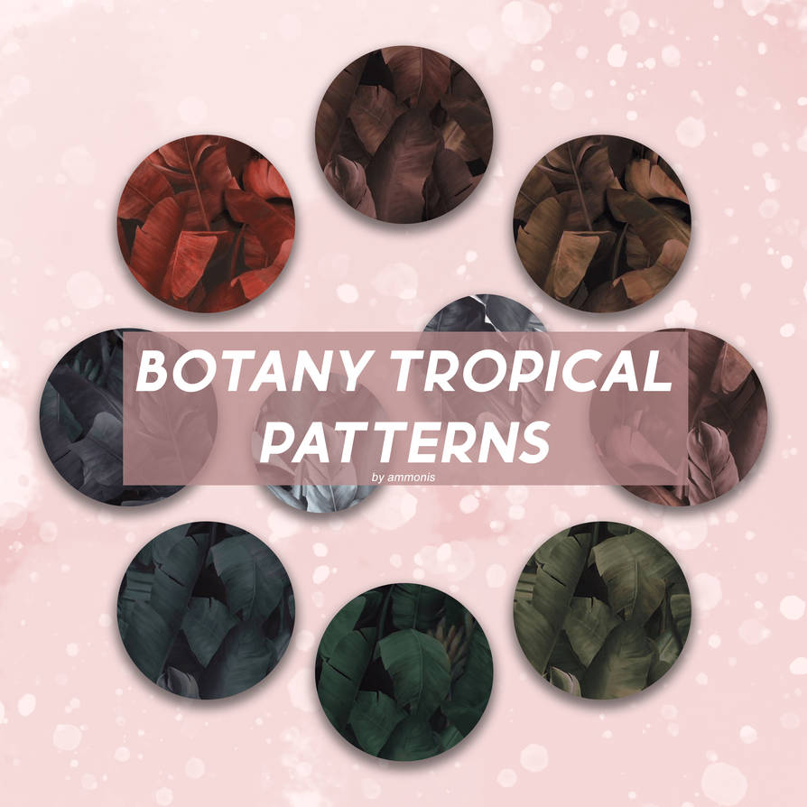 botany tropical patterns by @ammonis by ammonis on DeviantArt