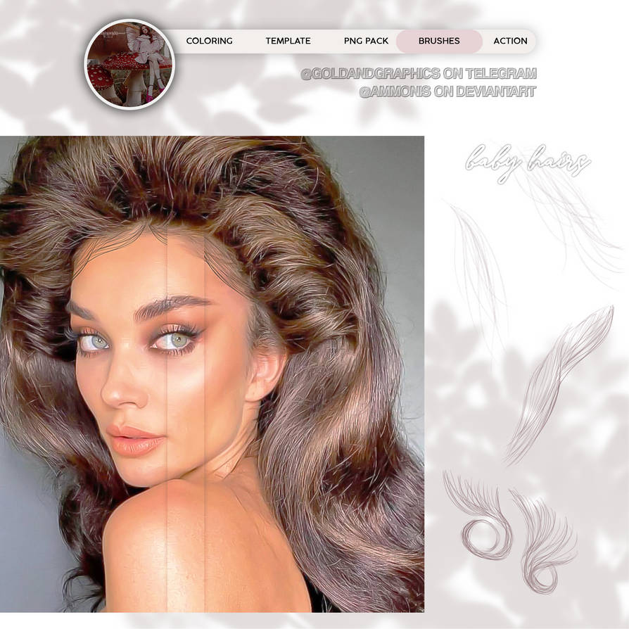 baby hairs brushes | by @ammonis by ammonis on DeviantArt