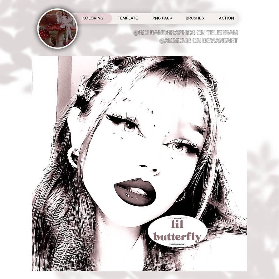 lil butterfly | colouring by @ammonis by ammonis on DeviantArt