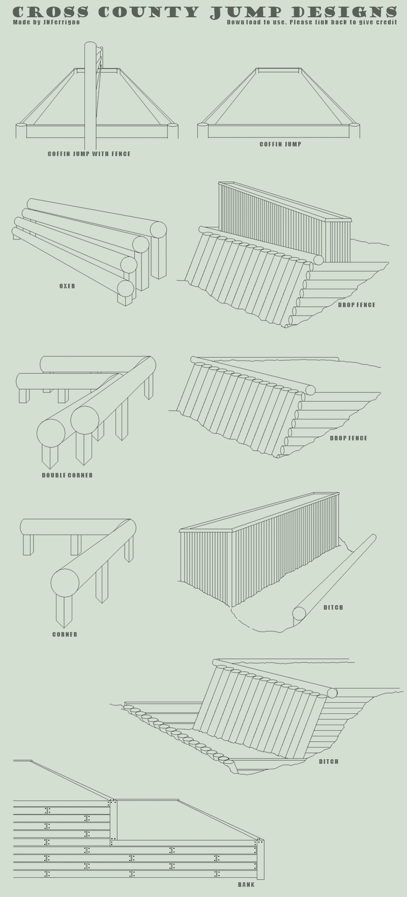 Cross Country Jump Template by JNFerrigno on DeviantArt