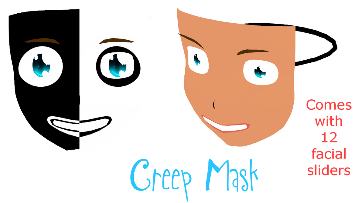 [MMD DL] Creep Mask by burning-rosary on DeviantArt
