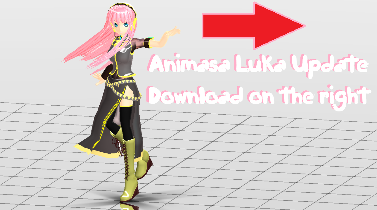 {MMD x Animasa V3} Megurine Luka by naruchan101 on DeviantArt