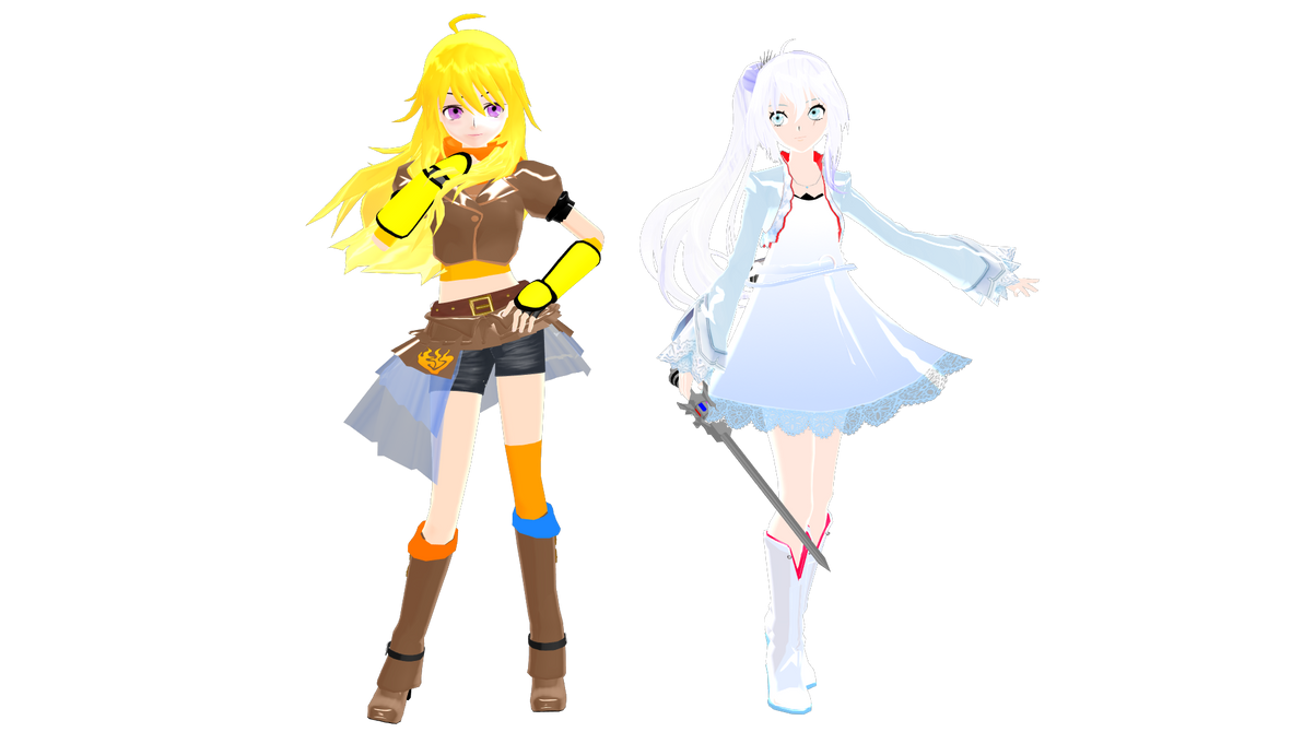 (MMDxRWBY) Yang + Weiss DL by naruchan101 on DeviantArt