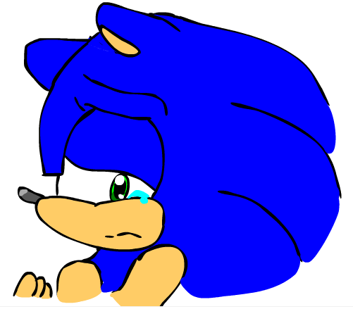 Sonic Crying by Bloom5902 on DeviantArt
