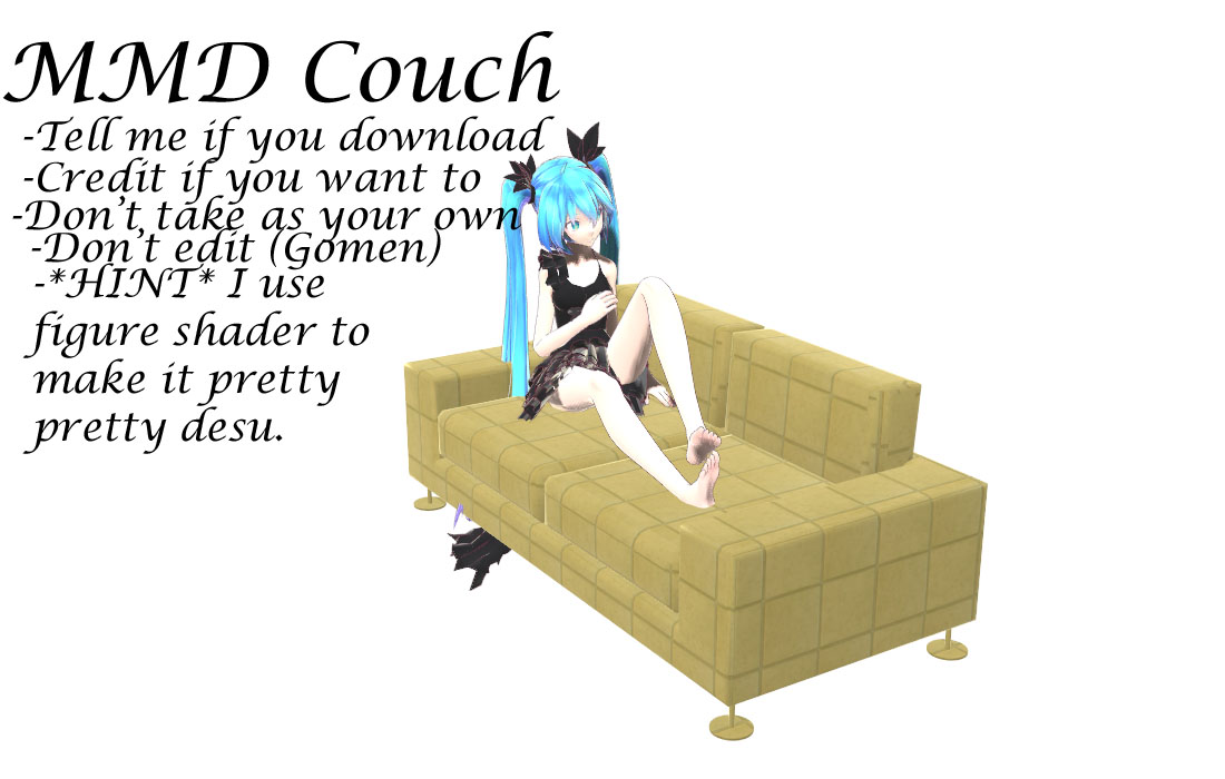 Couch (MMD) by XxVocaloidsrule on DeviantArt