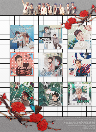 [SHARE PSD] 5th Anniversary #ICON SET @EXO by SuzyKimJaeXi on DeviantArt