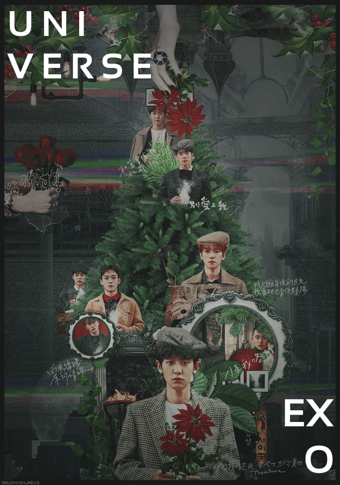 [SHARE PSD] Christmas #Universe @EXO by SuzyKimJaeXi on DeviantArt