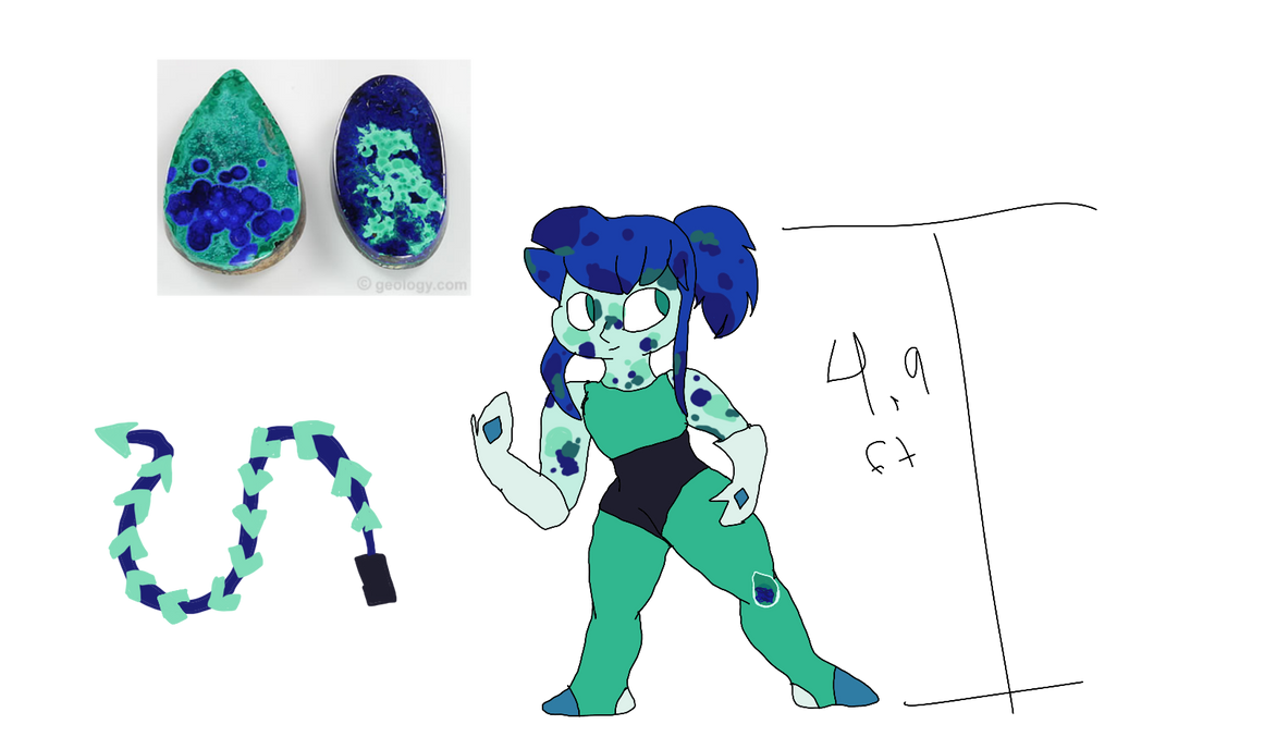 Azurmalachite ref by MarleyTheCat on DeviantArt