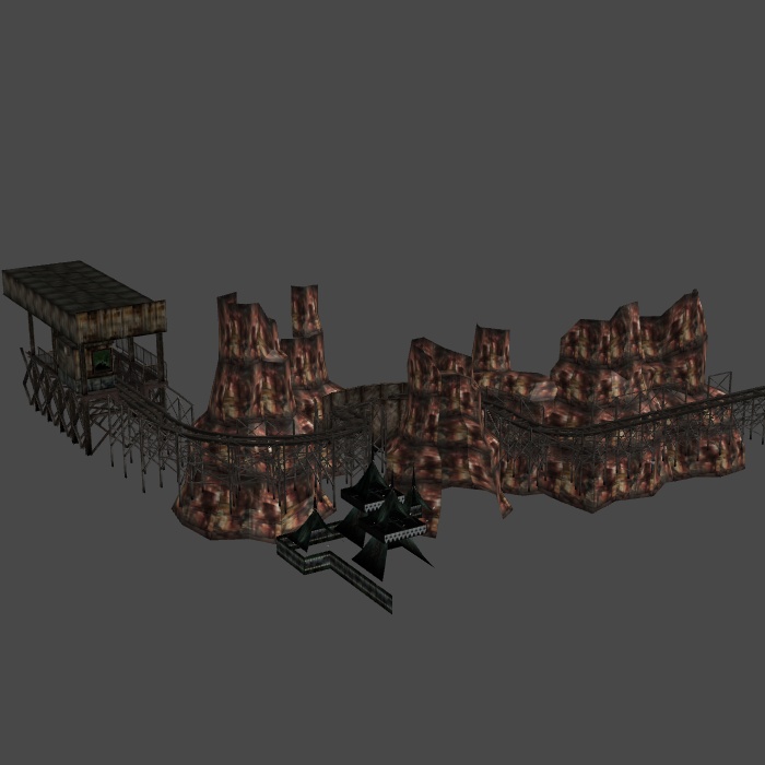 [Silent Hill 3] Rollercoaster rails by shprops4xnalara on DeviantArt