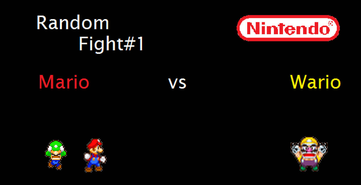 Random Fight #1 Mario vs Wario (ENG) by alex2497 on DeviantArt