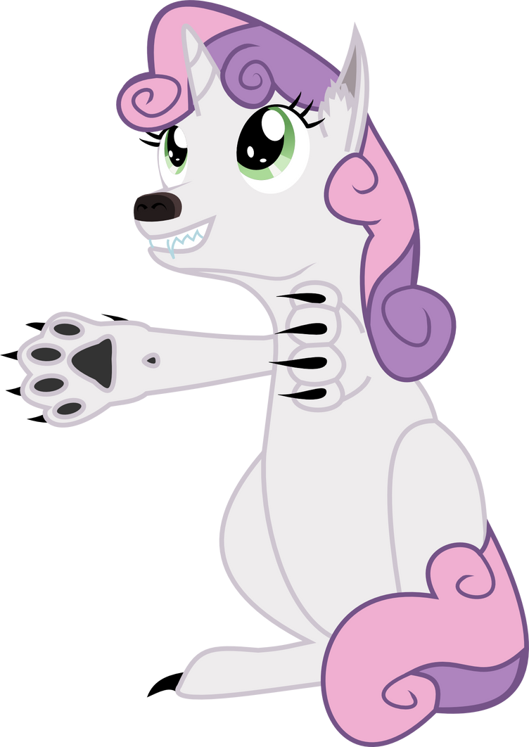 Sweetie wolf by Bizarredaydreamer on DeviantArt