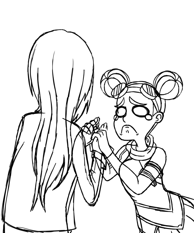 [xKx] Friendship WIP by LilMooreArt on DeviantArt