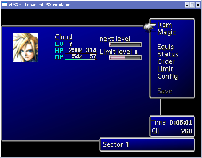 Final Fantasy 7 System Beta by ProneAccident on DeviantArt