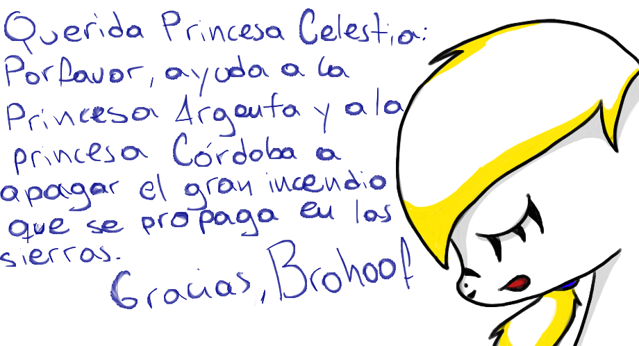 Querida Princesa Celestia... by Fleiiha on DeviantArt