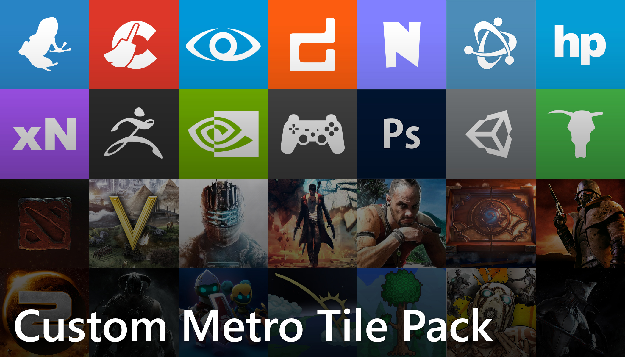 Windows 8 Custom Metro Tile Pack by insyami on DeviantArt