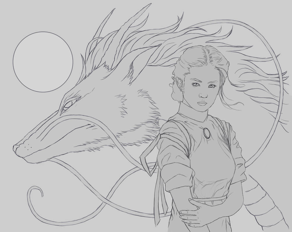 Chihiro Haku Lineart by JoJoesArt on DeviantArt