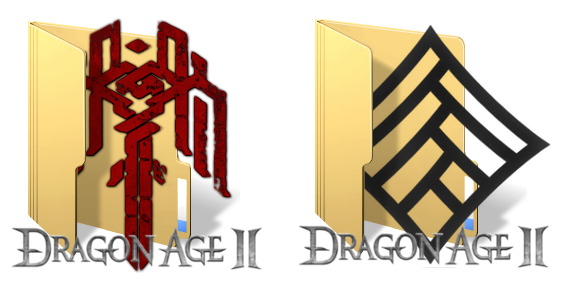 Dragon Age 2 folder icons by HalhatatlanHalando on DeviantArt