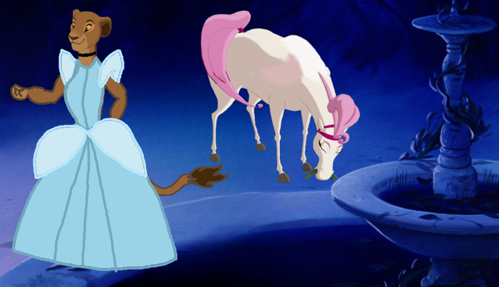 Nala Wearing Cinderella Dress at Night by natebrony2001 on DeviantArt