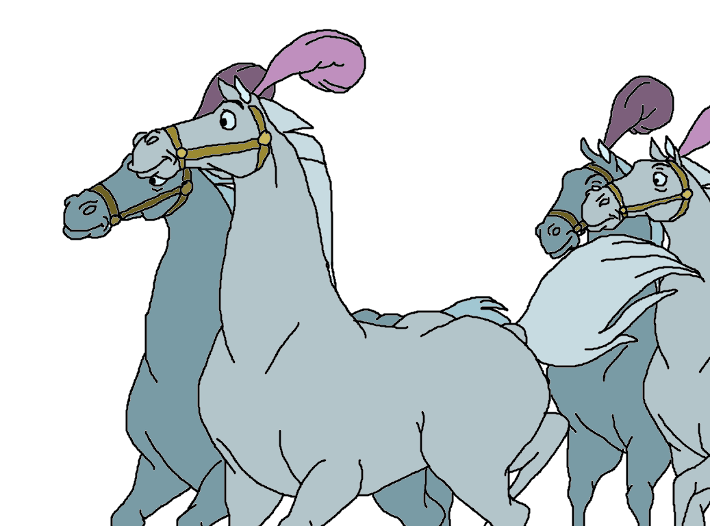 Cinderella Carriage Horses Base by natebrony2001 on DeviantArt