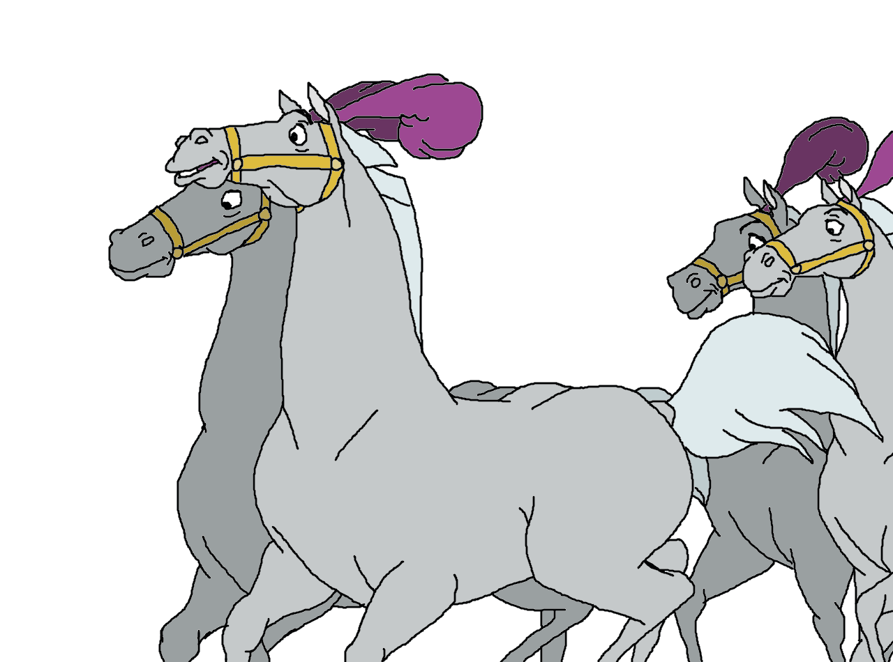 Cinderella Carriage Horses Base by natebrony2001 on DeviantArt
