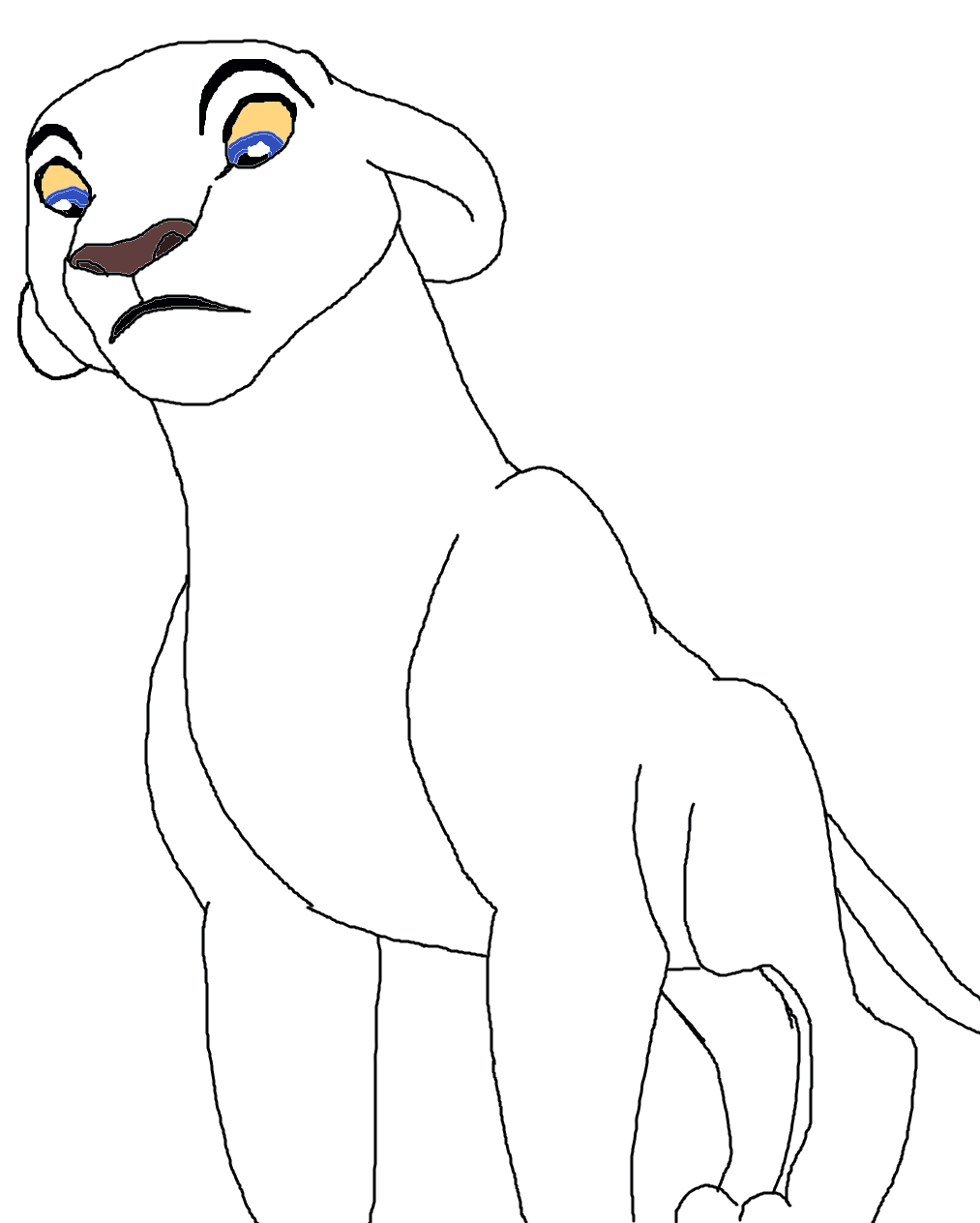 Nala Base by natebrony2001 on DeviantArt