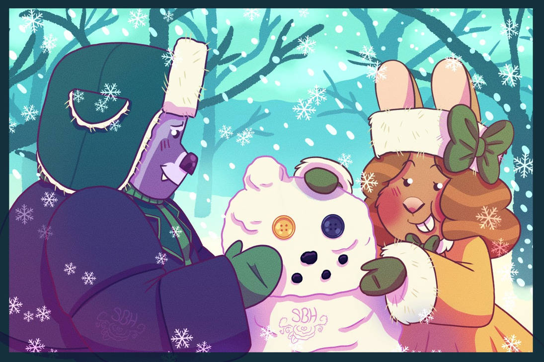 Snowman by ShadowBlackheartArt on DeviantArt