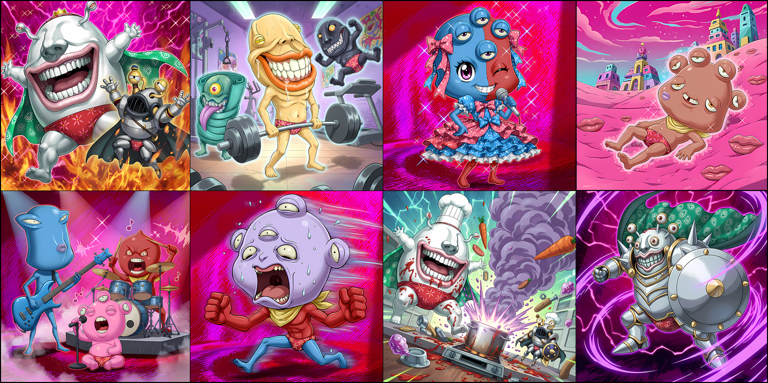 Ojama artworks (free) by KrysFun on DeviantArt